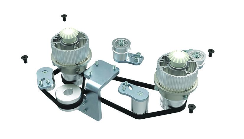 Retrofit Kit Complete Pulley Drive Assemblies for Single / Double Line ...