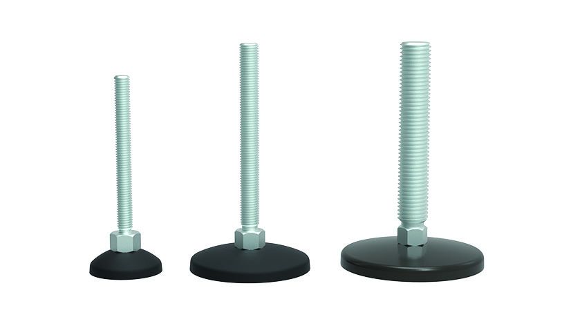 Threaded Rod ST UNC for Pivot Feet | 56600 | Acero | 22 (7/8") | 1 1/4 ...