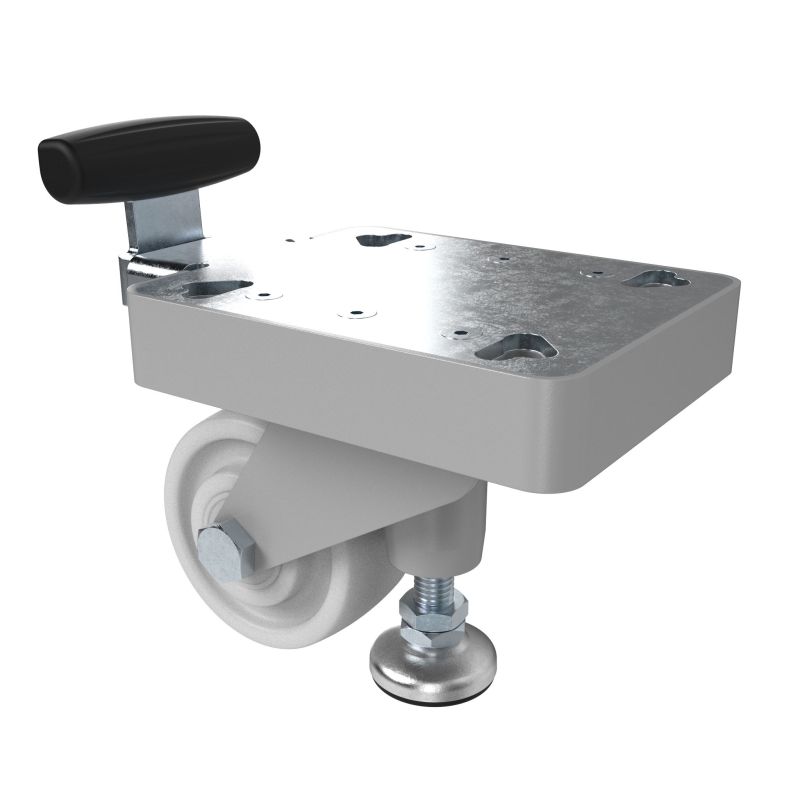 Fixed Caster with Lifting Foot | 80 | - | PA, white | 125 | 2500 | PA ...